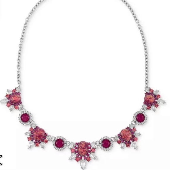INC International Concepts | Jewelry | Inc Silvertone Mixed Stone Halo ...